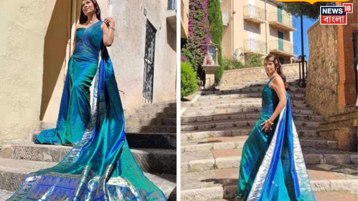 Cannes: Cannes-এর মঞ্চ কাঁপাল বাঁকুড়ার বালুচরী, বলিউড তারকাদের ...