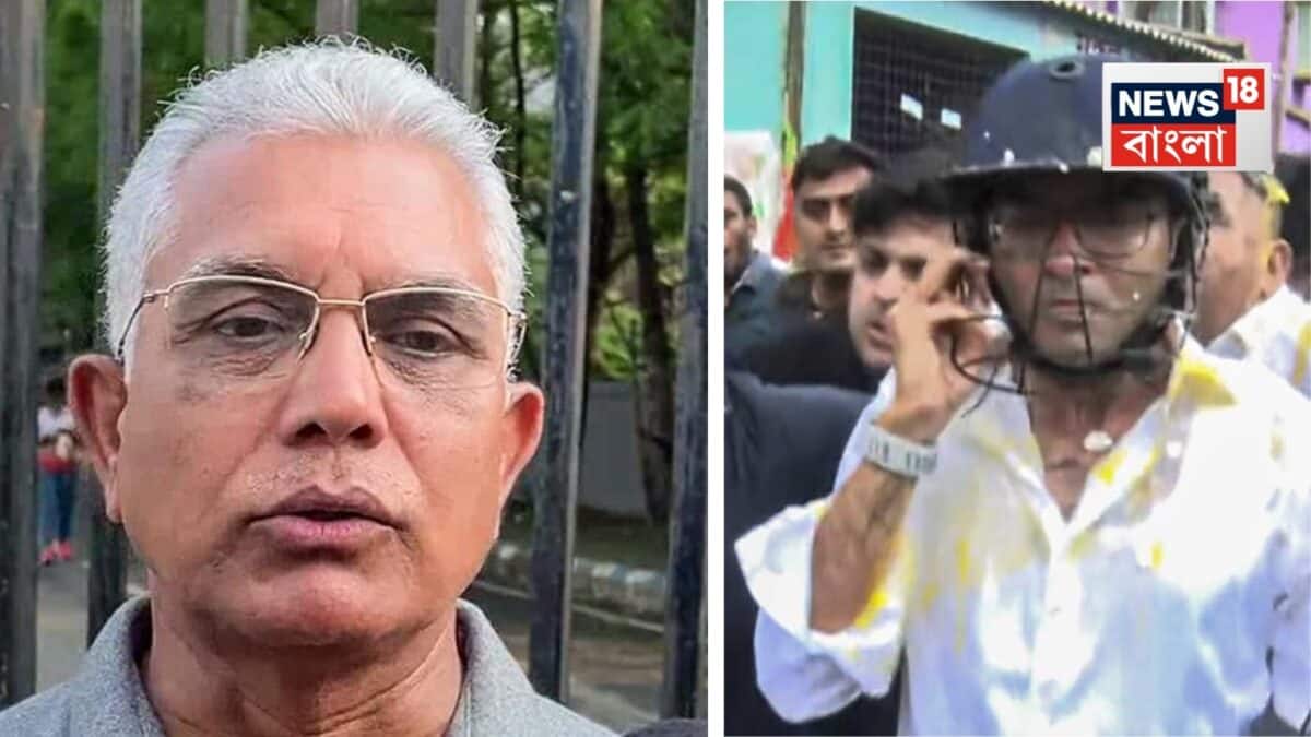 BJP Minister Dilip Ghosh on Abhishek Banerjee 'তৃণমূল নেতাদের বলছি ...