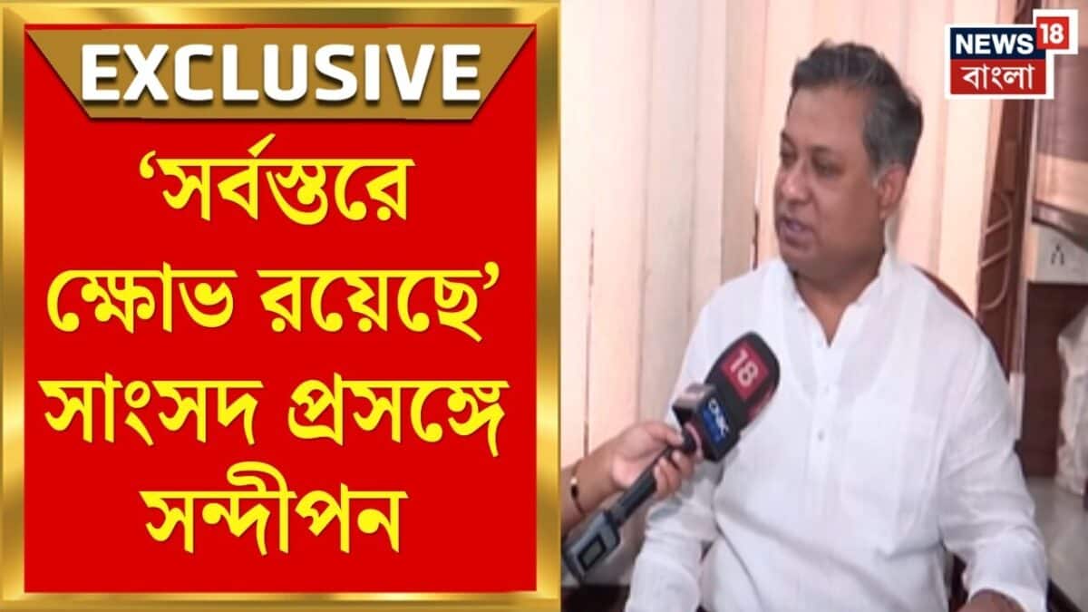Sandipan Saha Interview | এই ঘটনা ঘটারই ছিল, সংসদে তৃণমূলের বেসুরো ...