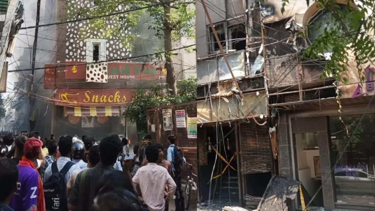 Delhi Restaurant Fire দিল্লির মালব্য নগরের রেস্তোরাঁয় ভয়াবহ আগুন, মৃত ...
