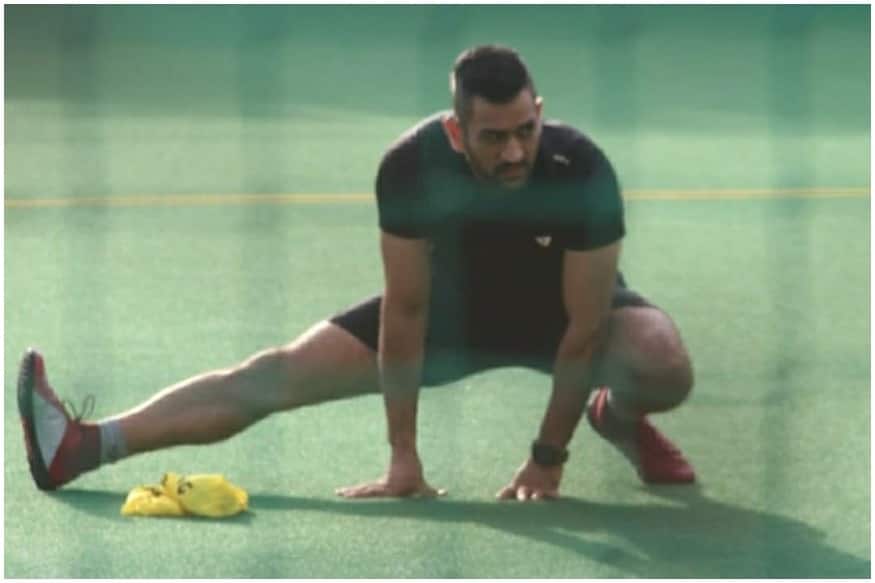 ms dhoni calf muscle picture viral on social media ag– News18 Gujarati