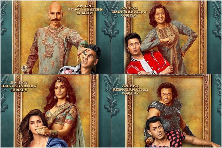 જોઇ લો અક્ષય, રિતેશ, બોબી અને ક્રિતીનો Housefull 4 ડબલ રોલ લૂક – News18 ...