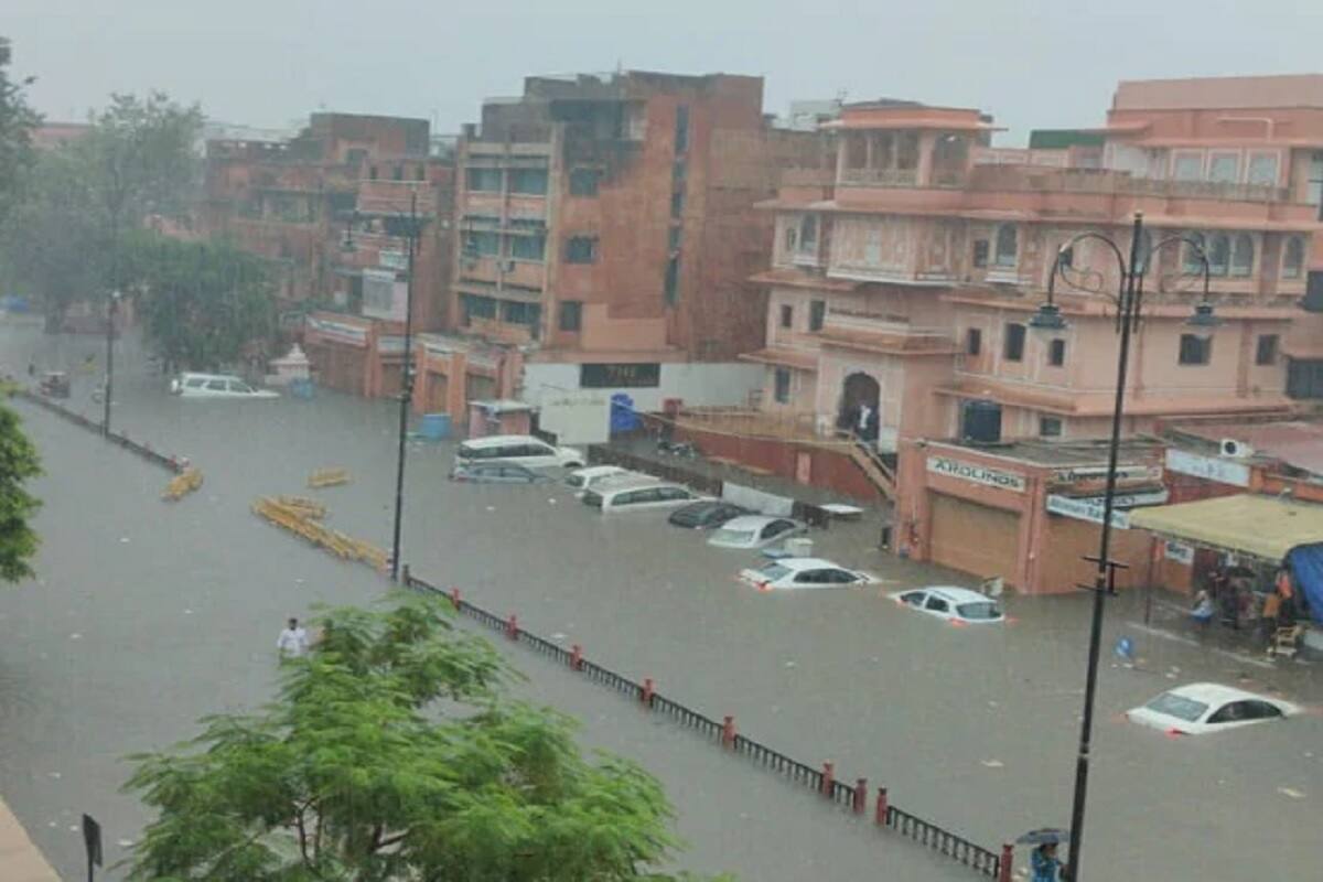 heavy rain jaipur Rajasthan flood ap News18 Gujarati
