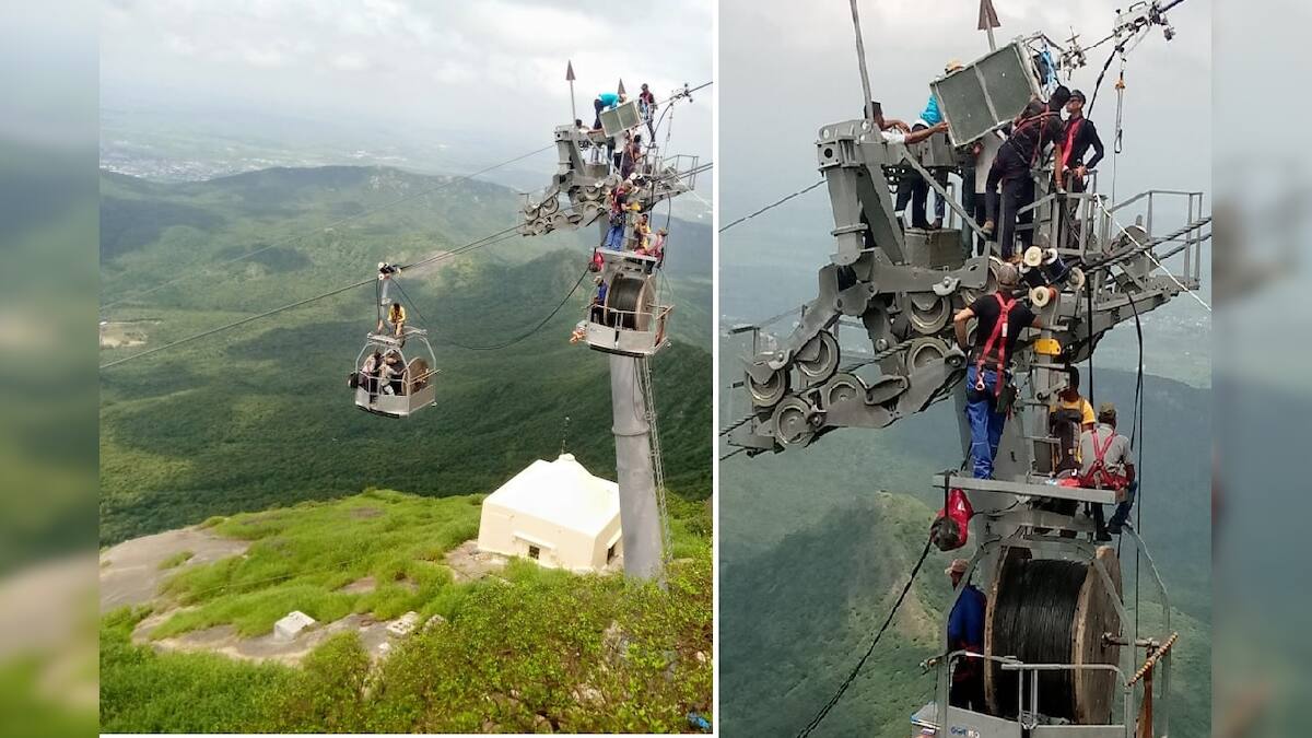 Asia biggest Ropeway project Girnar Junagadh Gujarat Narendra Modi ...