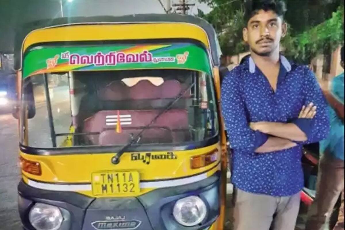 Tamil Nadu Chennai Auto driver Saravana kumar returns bag with Rs 20 ...