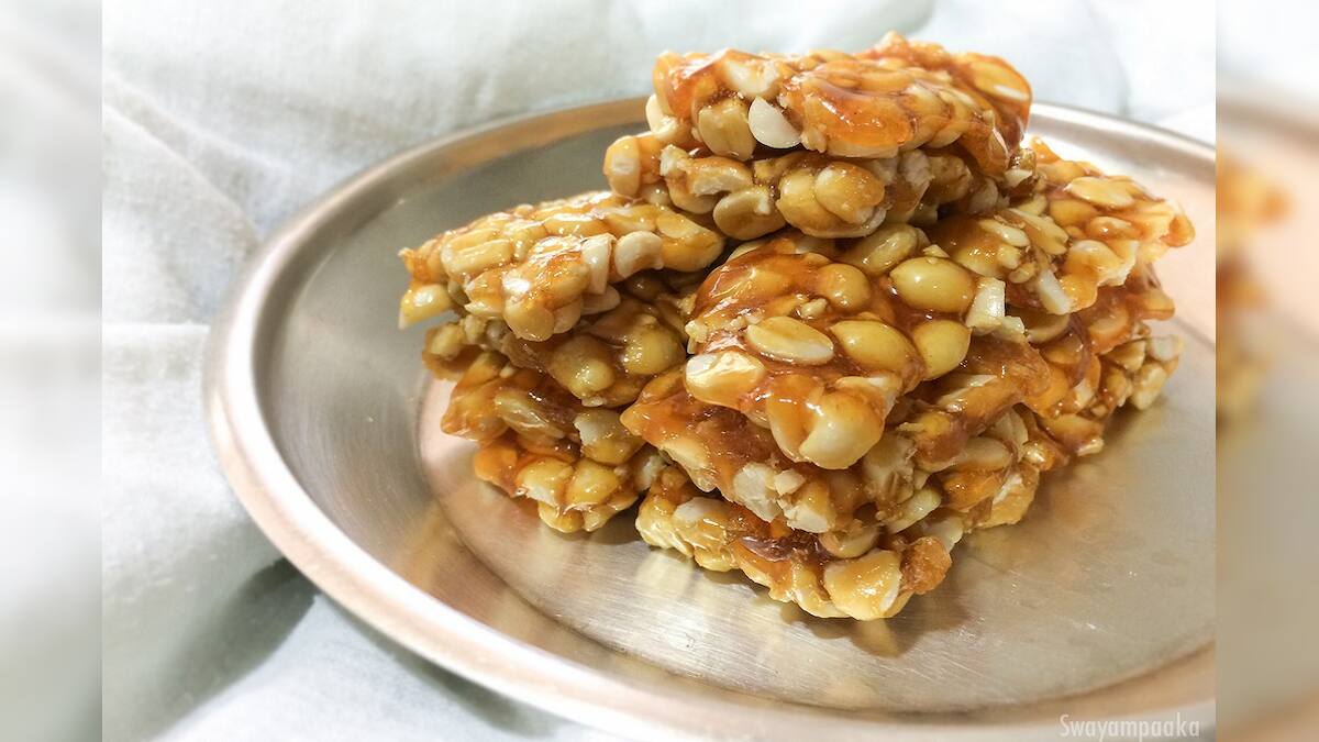 how to make peanut chikki in this uttarayan gujarati style News18 Gujarati