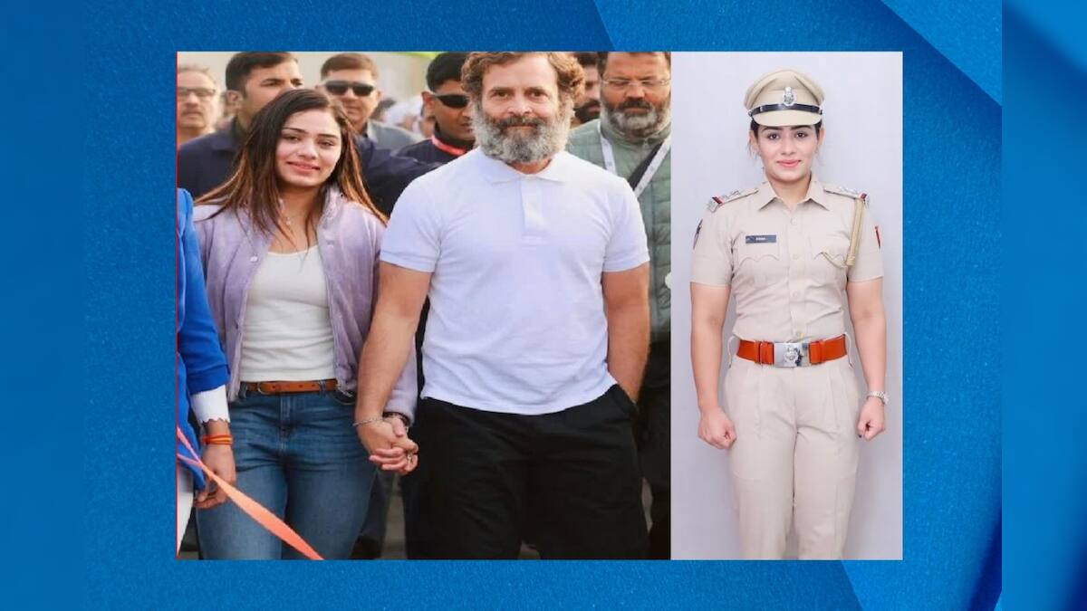 રાહુલ ગાંધી સાથે હાથમાં હાથ નાખીને ચાલનાર મહિલા સબ ઈન્સ્પેક્ટરે આ શું ...