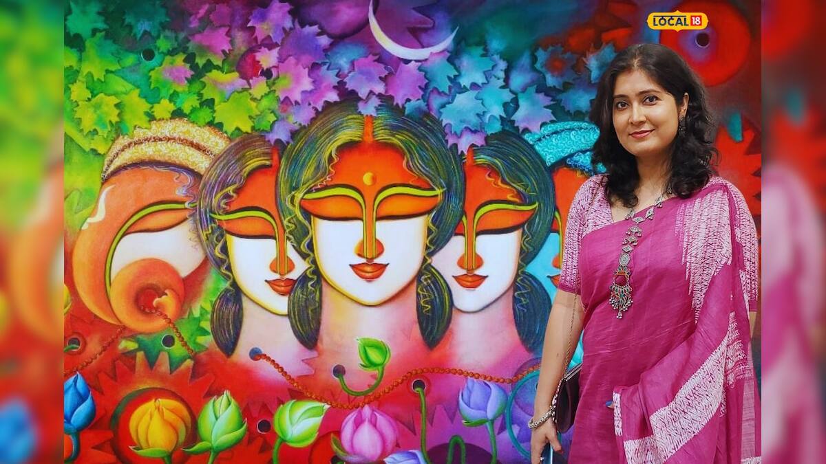 વડોદરા સમાચાર: રાંચીની આર્ટિસ્ટે અદ્ભુત 45 પેઈન્ટિંગ્સ બનાવ્યા છે -artist-of ranchi Sushmita ...