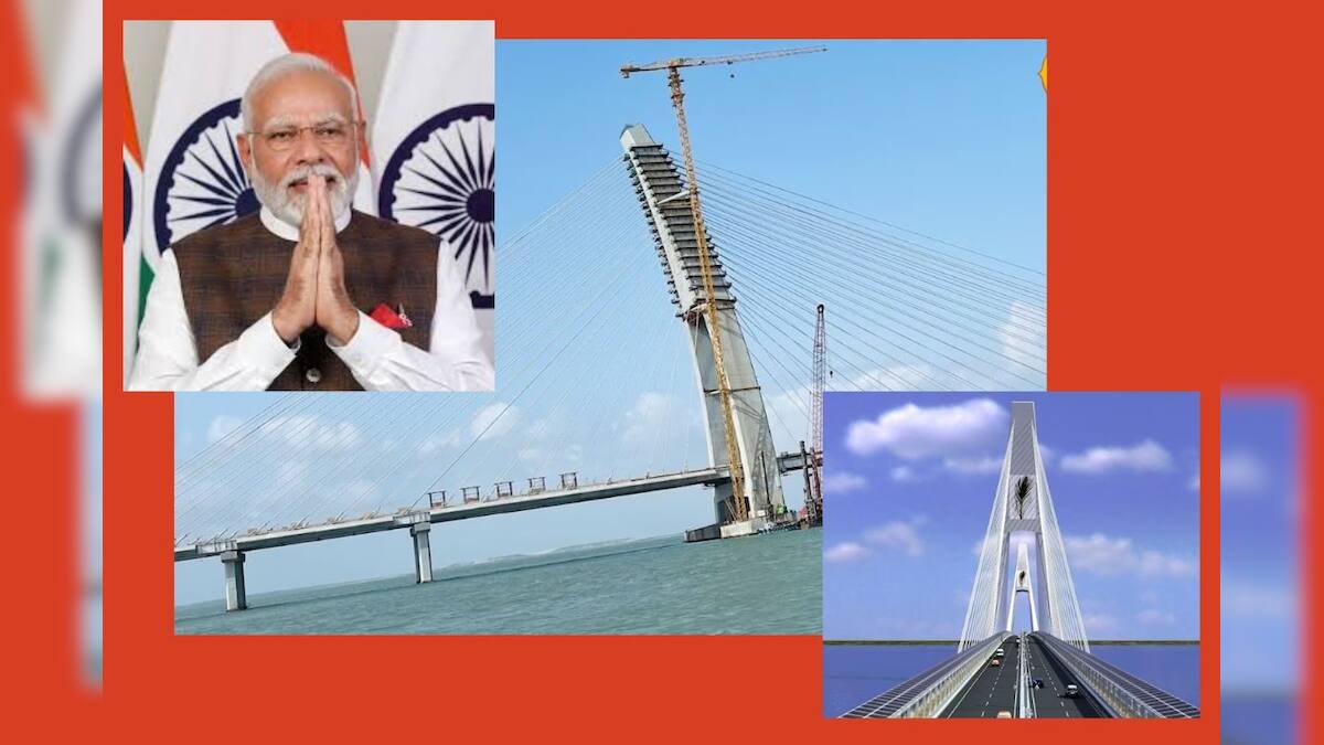 Okha Beyt Dwarka Signature Bridge PM Narendra Modi inaugurates - News18 ...