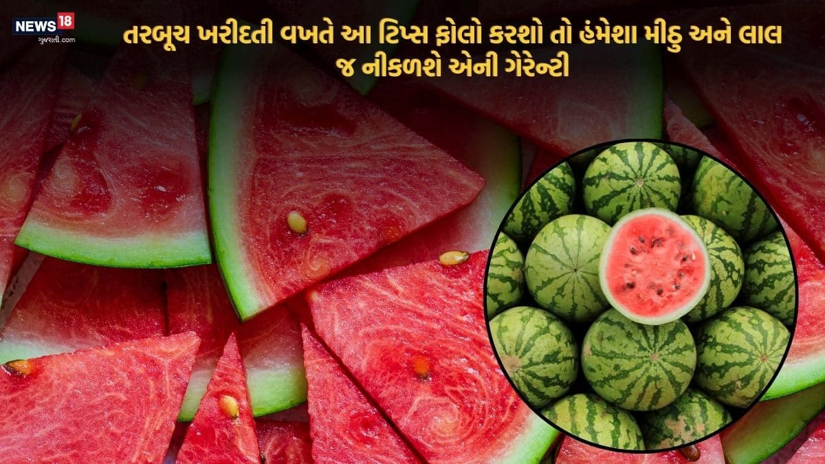 how to pick red sweet watermelon - કાપ્યા વિના ઓળખો લાલ અને મીઠુ તરબૂચ ...