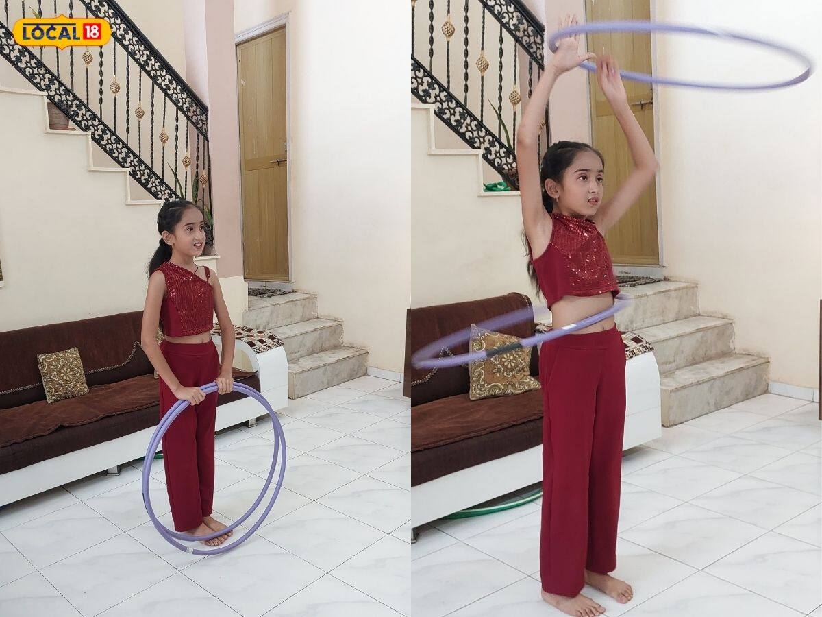 વડોદરાની 9 વર્ષીય દીકરીએ હુલા હોપમાં સર્જ્યો વર્લ્ડ રેકોર્ડ, 153 વખત ...