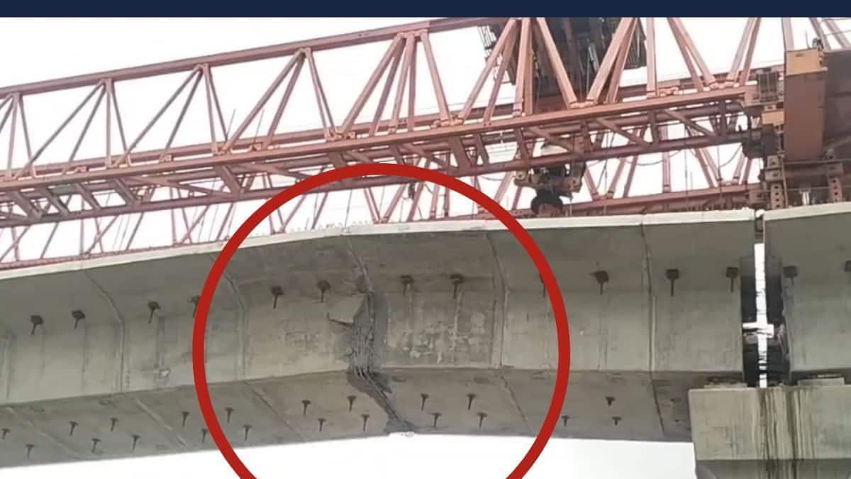 Surat metro bridge crack - આ તો હદ છે! સુરતમાં મેટ્રોના બ્રિજનો ભાગ ...