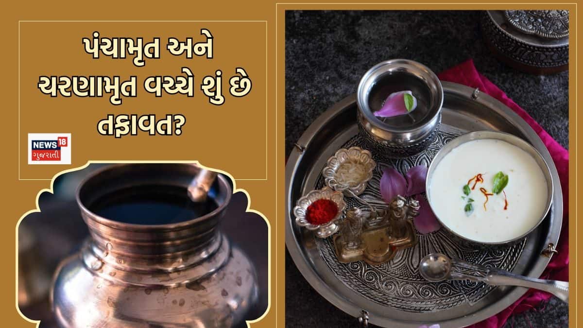Difference between Panchamrit and Charnamrit - શું છે પંચામૃત અને ...