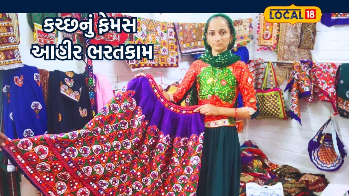 આ મહિલાએ આહીર ભરતકામની ઉભી કરી અલગ ઓળખ, દેશ વિદેશમાં છે ભારે ડિમાન્ડ ...