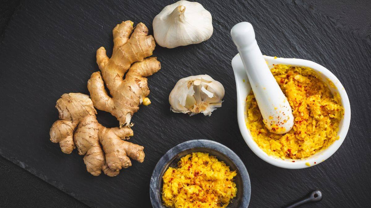 આદુ પાવડર બનાવવાની રીત- how to make ginger garlic powder without ...