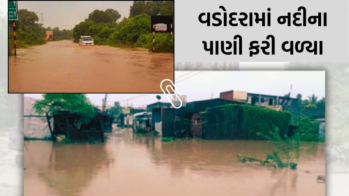 વડોદરામાં નદીના પાણી ઘૂસ્યા, ઉપરવાસમાં વધુ વરસાદને પગલે પૂર - Dhadhar ...