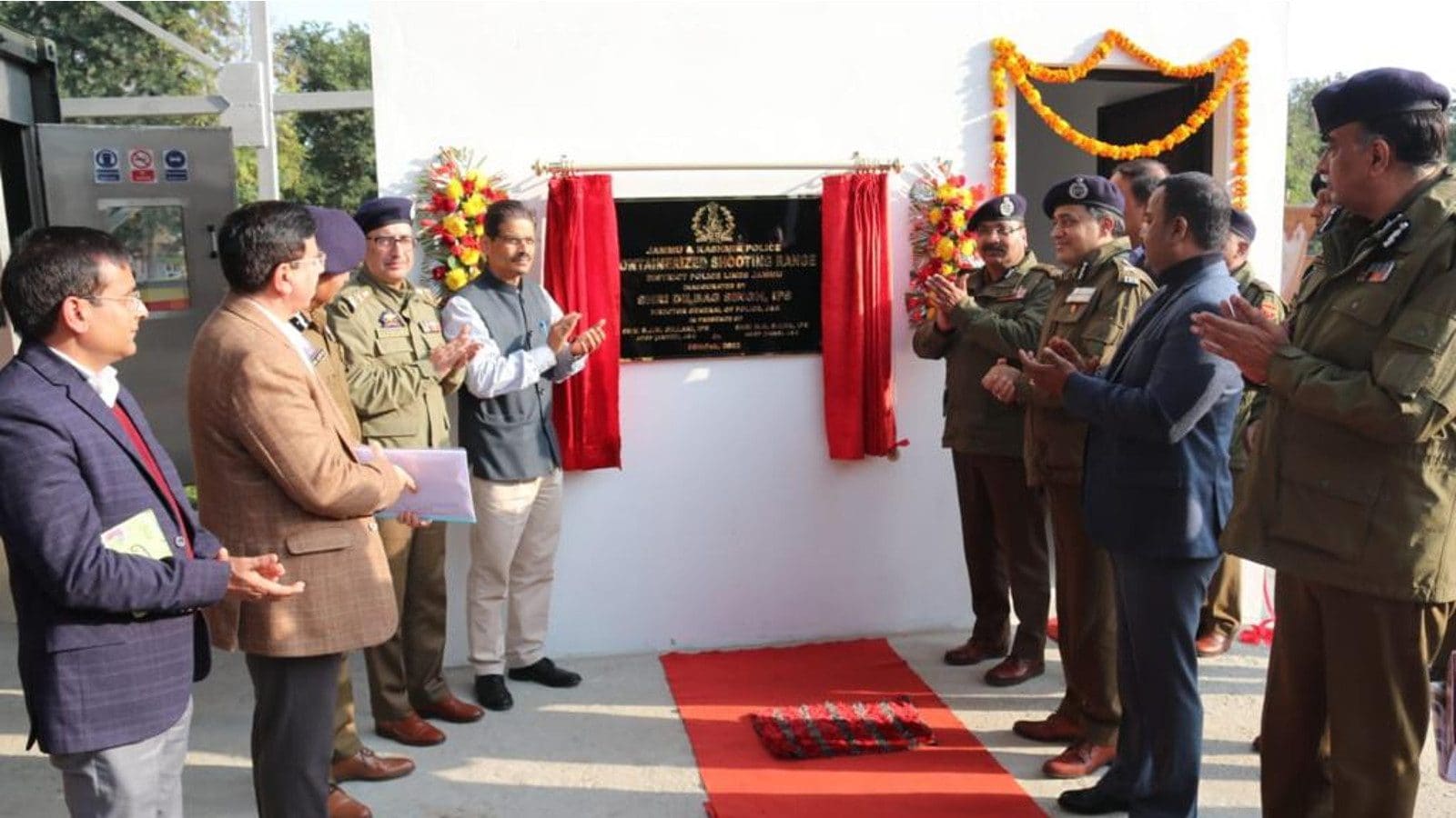 DGP inaugurates containerized shooting range in DPL Jammu jkpee imt ... DGP inaugurates containerized shooting range in DPL Jammu jkpee imt ...