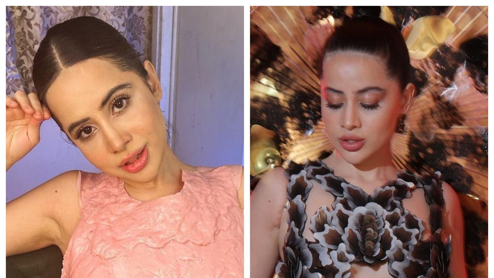 Big boss ott fame actress urfi javed urfi javed cover private parts ...