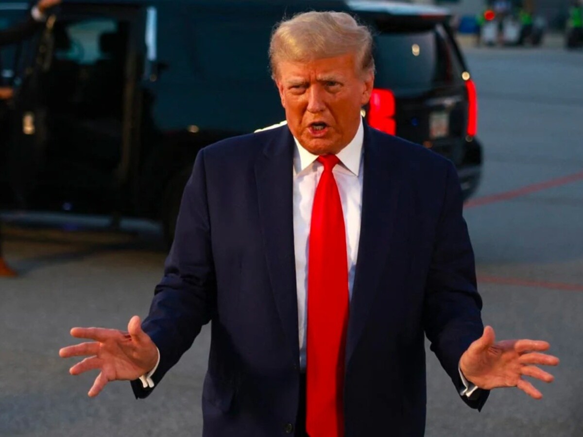 سرینڈر، 20 منٹ تک قید، پھر لی گئی ایسی تصویر، جیل جاکر ٹرمپ نے بنایا ان ...