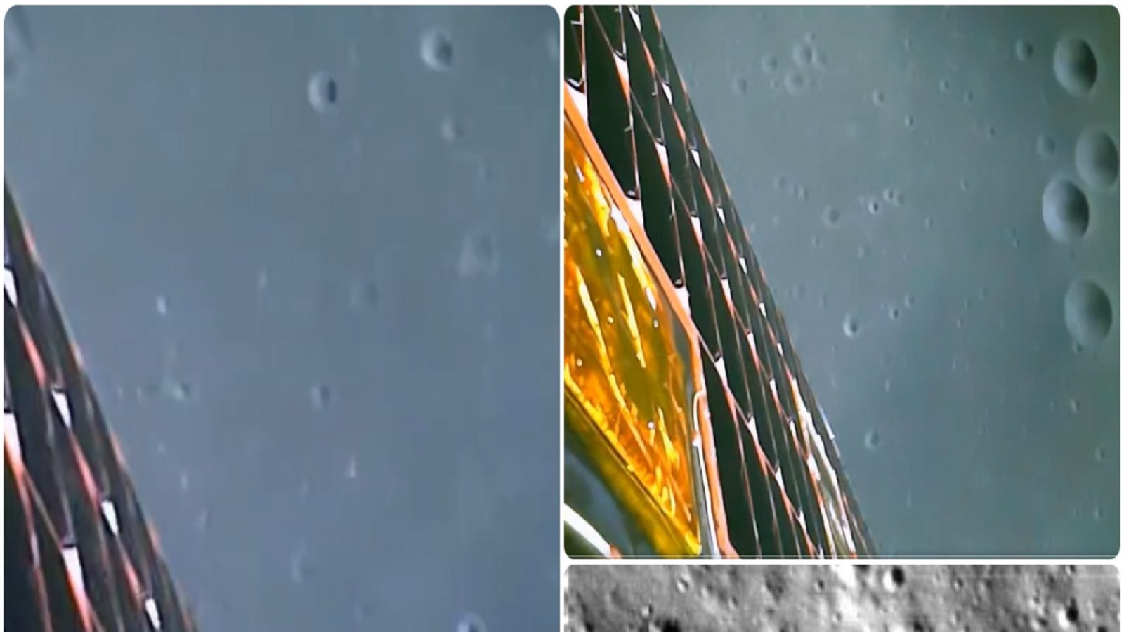 How chandrayaan 3 vikram lander imager camera captured moon image just ...