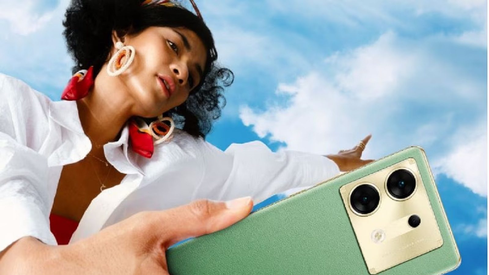 Mobile phone infinix zero 30 5g with 108 megapixel triple rear cameras ...