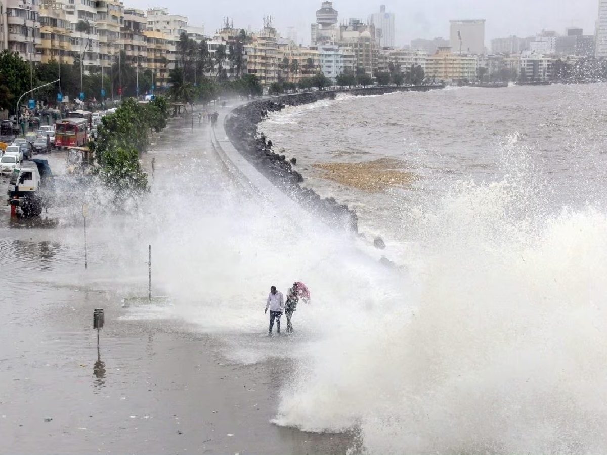 The roar of the storm in the Arabian Sea a low pressure area can ...