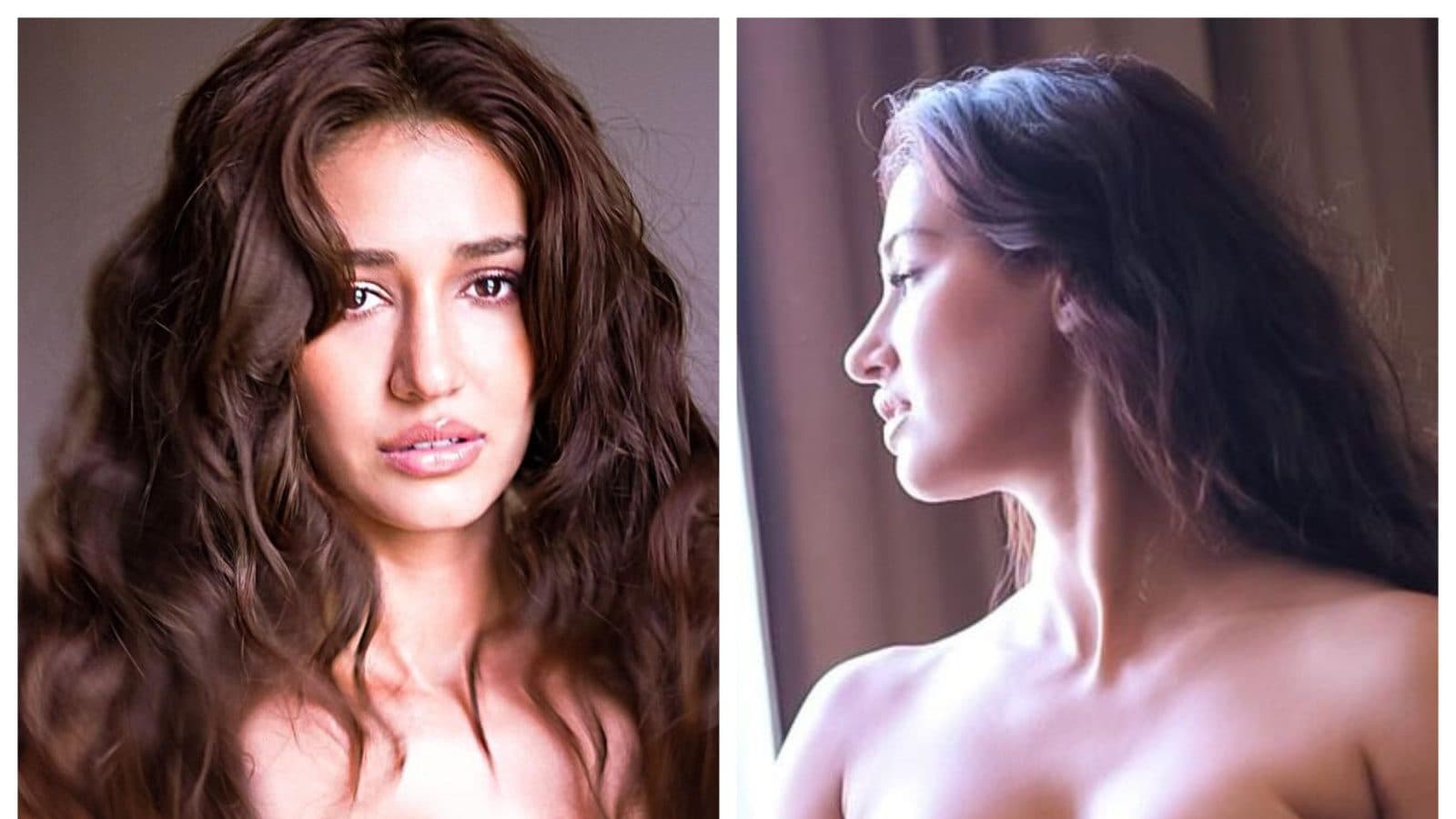 Bollywood actress disha patani glamorous looks in deep neck off ...