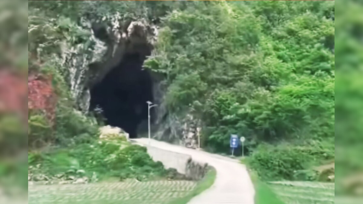 Viral news dangerous tunnel road video goes viral people shocked to ...