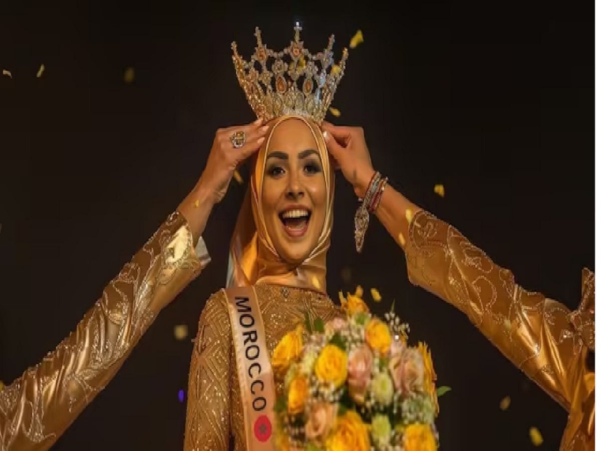 Kenza layli from Morocco became the first Miss AI in the world by ...