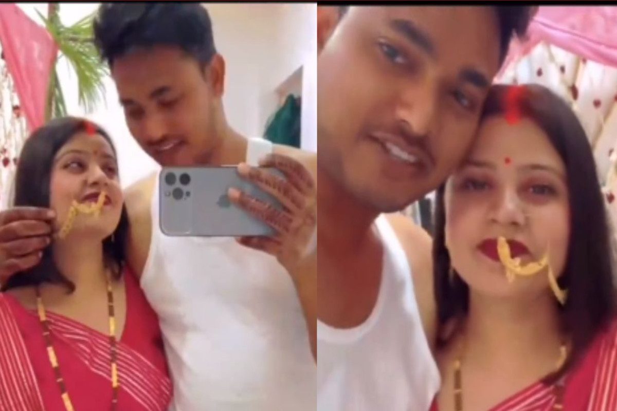 Dulha Dulhan Suhagrat Shocking Viral Video Couple Shared Video Talking