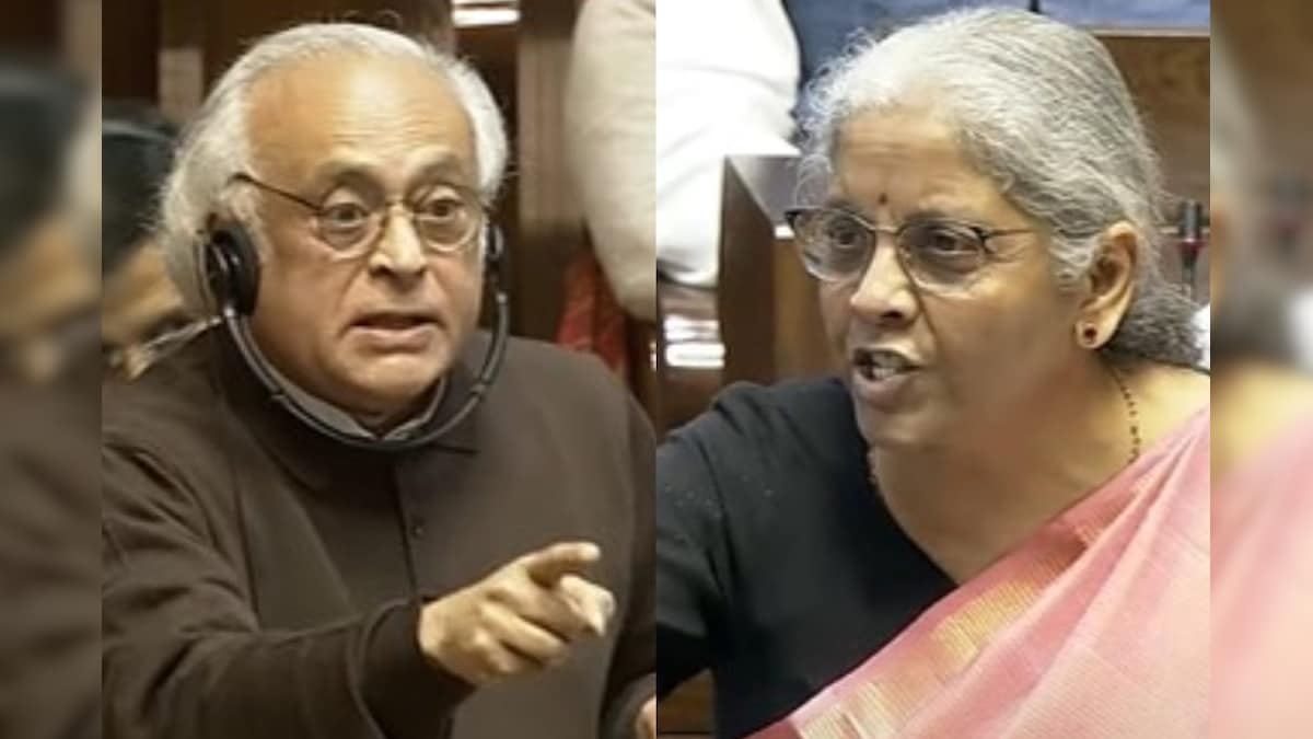 Constitution debate in rajya sabha nirmala sitharaman and jairam ramesh ...