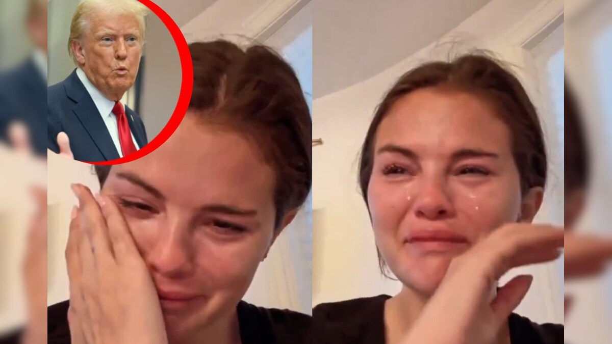 Hollywood actress selena gomez crying over immigration crackdown policy ...