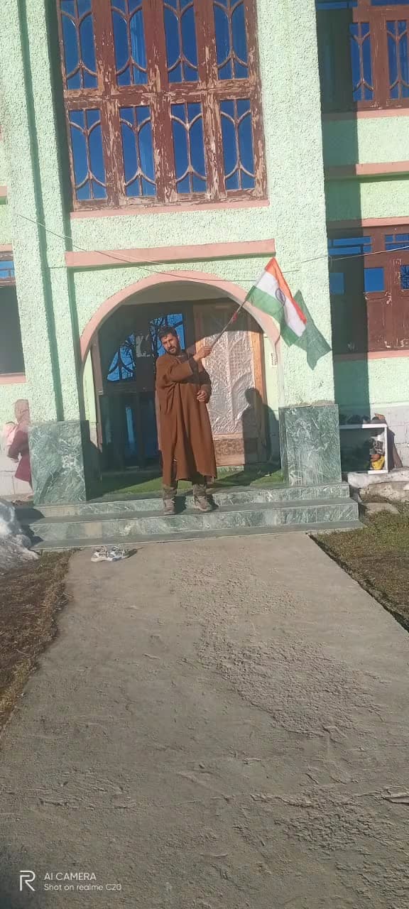 Republic day 2025 family members of terrorists hold national flag in ...