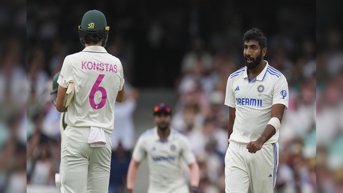 Jasprit bumrah vs sam konstas in sydney test aggressive bumrah epic ...