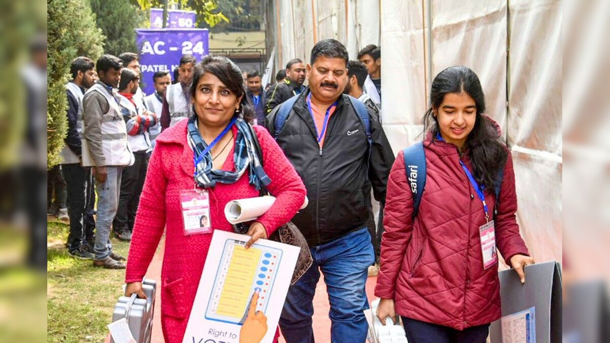 Elhi voting highest voter turnout in ballimaran seelampur matia mahal ...