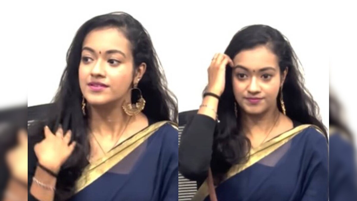 Tamil actress shruthi narayanan makes first public appearance after ...