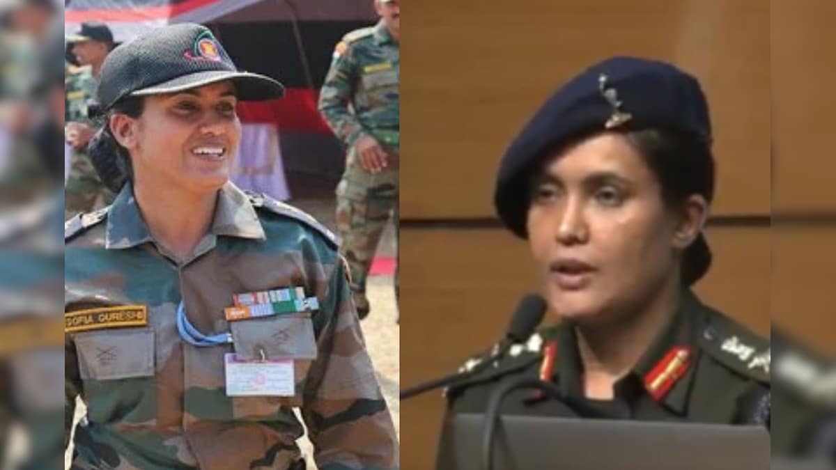 Who is lt col sophia qureshi indian army officer joined indian army after post graduation ...