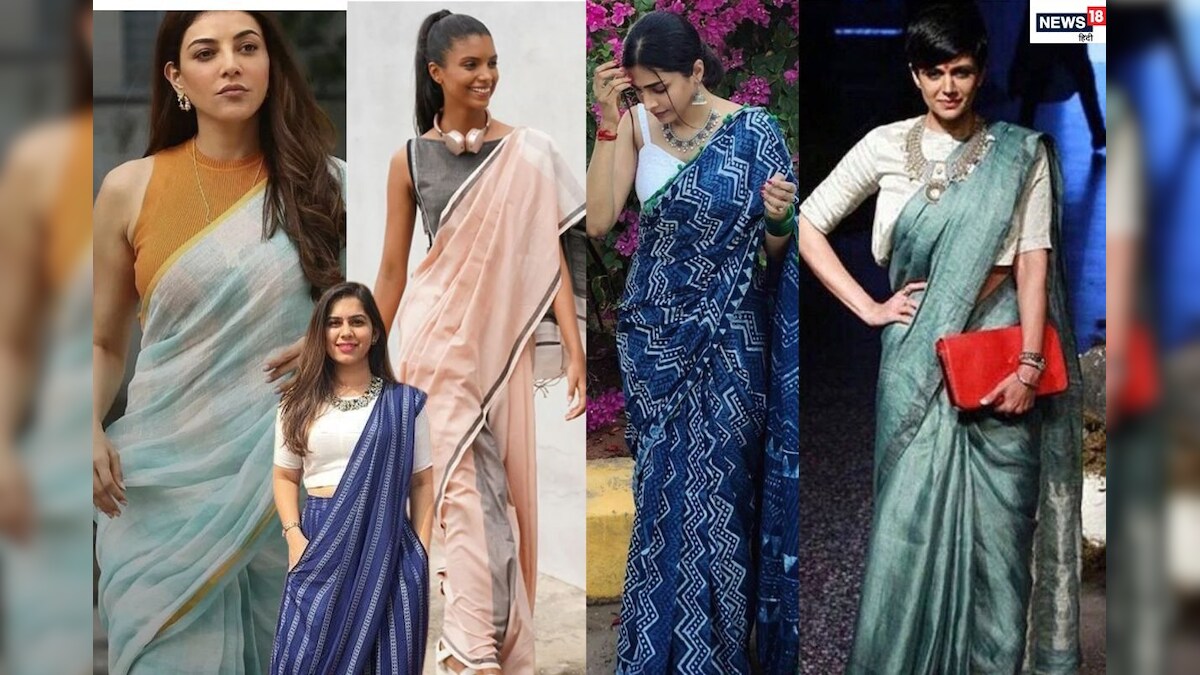 How to style sarees with trendy crop tops modern blouse alternatives ...