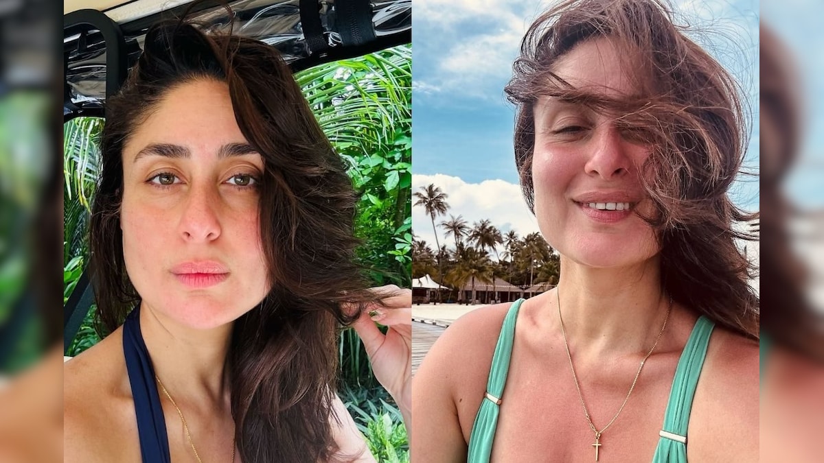 Bollywood 45 years old actress kareena kapoor khan bold bikini selfie ...