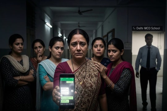 Delhi mcd school principal transfer whatsapp obscene messages teachers case imt - سنسنی خیز ...