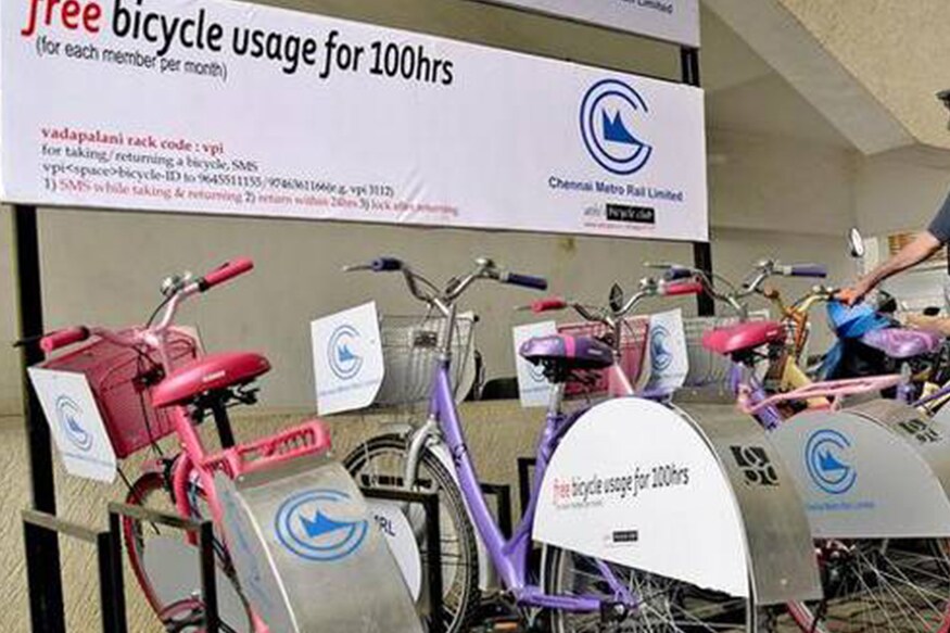 CMRL extends its free cycle service– News18 Tamil