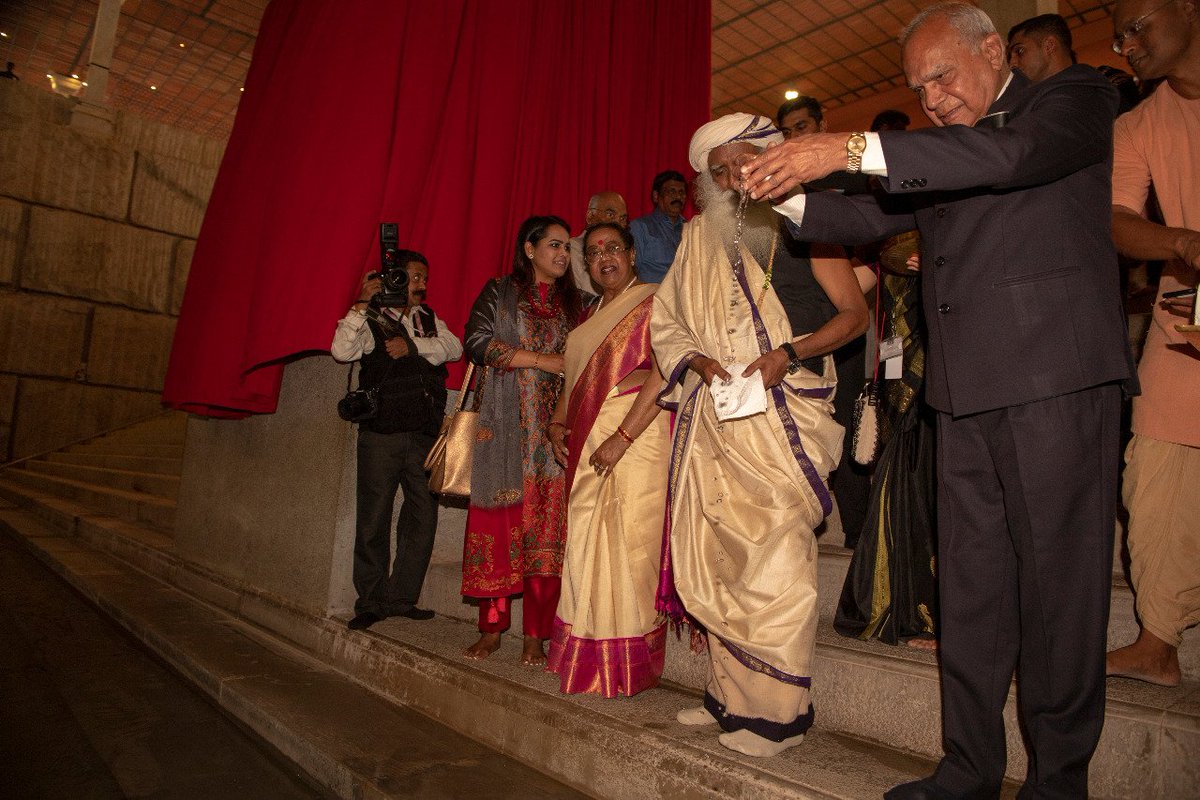 President Attend Maha Shivaratri Celebrations in isha foundation ...