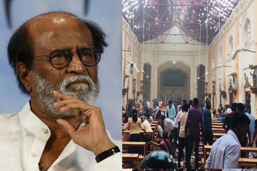 இலங்கை குண்டுவெடிப்பு: ஆறுதல் சொல்ல வார்த்தைகள் இல்லை - ரஜினிகாந்த்