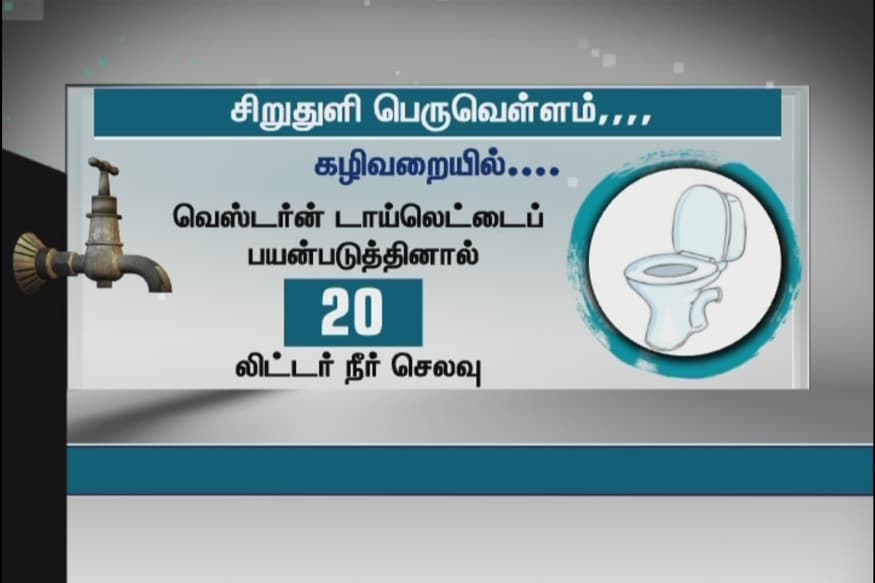 தினமும் 300 லிட்டர் தண்ணீர் சேமிக்கலாம்! – News18 தமிழ்