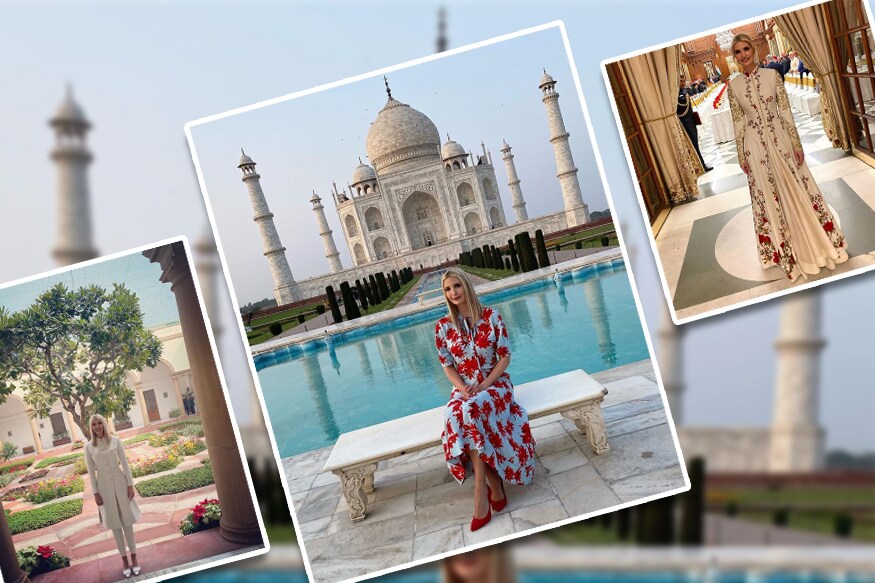 இந்திய டிசைனர்களின் கைவண்ணத்தில் மிளிர்ந்த இவாங்கா ஆடைகள்..!