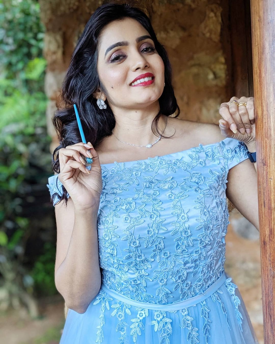 A collection of the recent photos of serial actress Srithika Sri ...