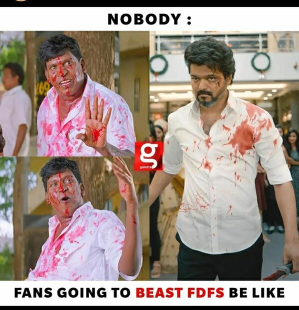Tamil Memes | இணையத்தைக் கலக்கும் 'பீஸ்ட்' மீம்ஸ் - வைரலாகும் தளபதி ...