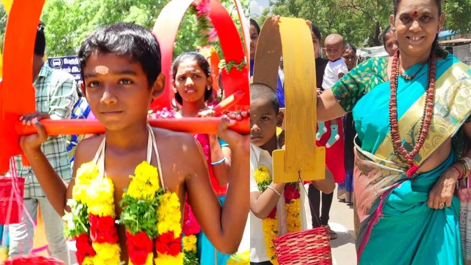 Kazhugumalai Shri Murugan Kovil | தென் பழநியில் களைகட்டிய மலர் காவடி ...