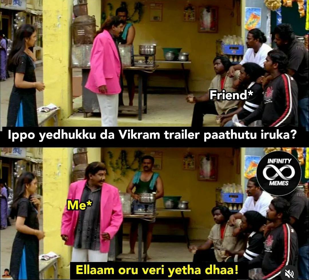 விக்ரம் பட பரிதாபங்கள்..உங்க fan friendஅ டேக் பண்ணி ஜாலி பண்ணுங்க ...