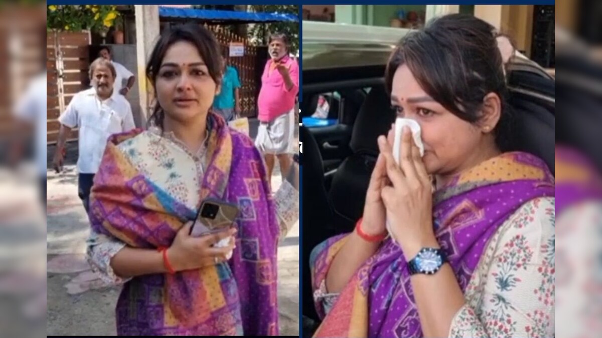 மாஜி அமைச்சர் வீடு முன் நடிகை சாந்தினி பரபரப்பு புகார் – News18 தமிழ்